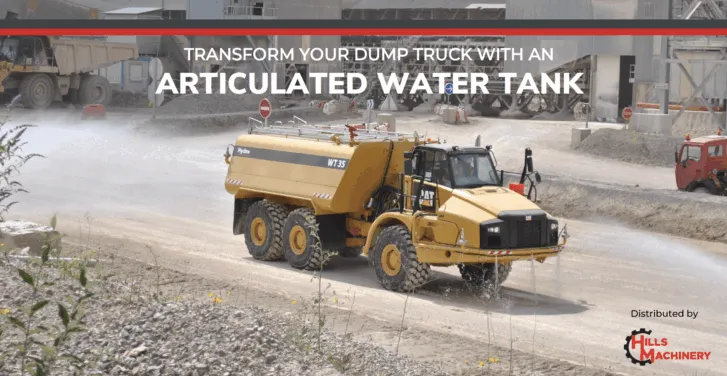 Hydex Articulated Water Tank Systems ADT Haul Truck Rock Truck Water ...
